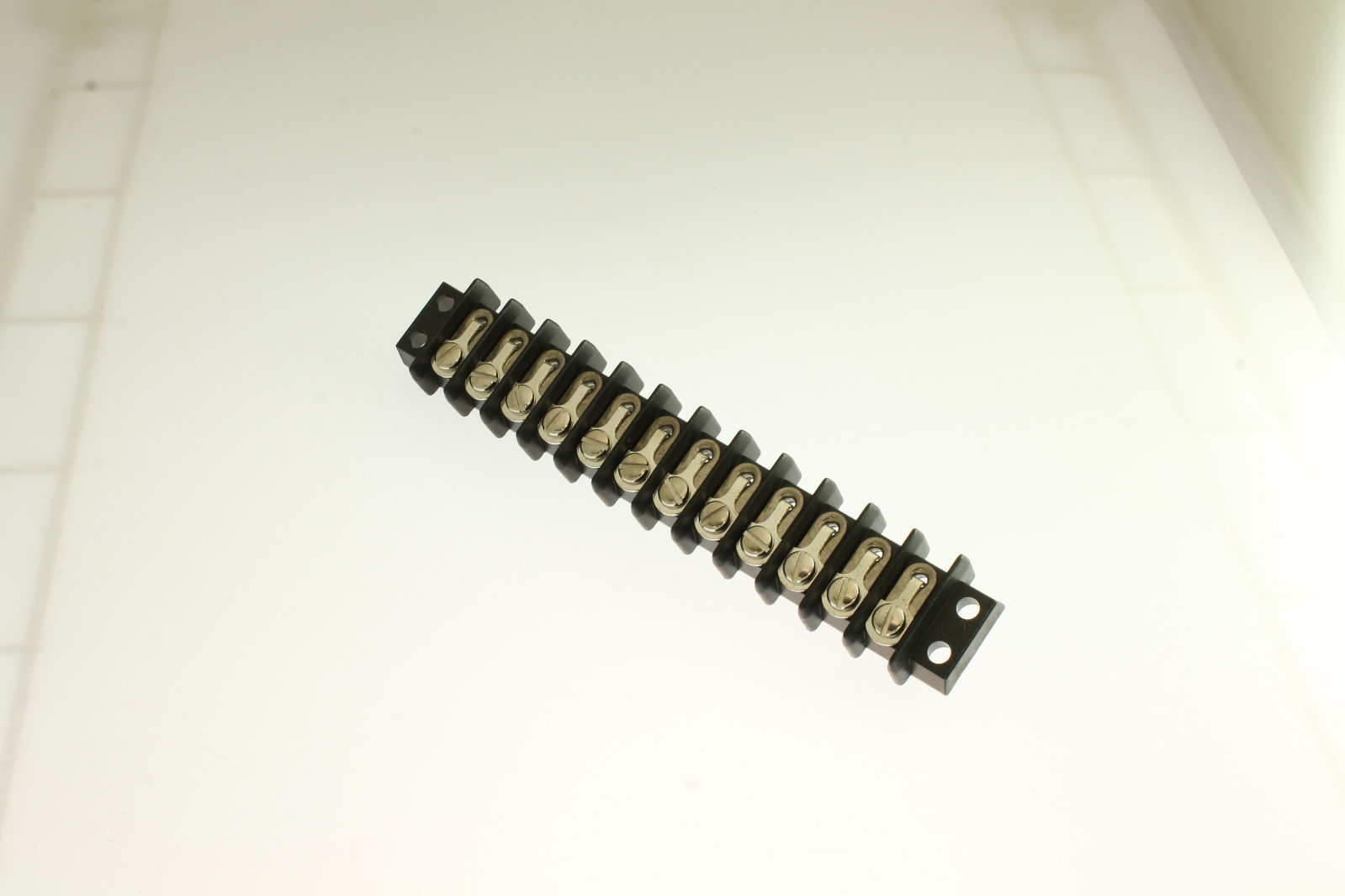 2x 12-141Y Cinch 12 Position Double Row Terminal Barrier Block Board ...