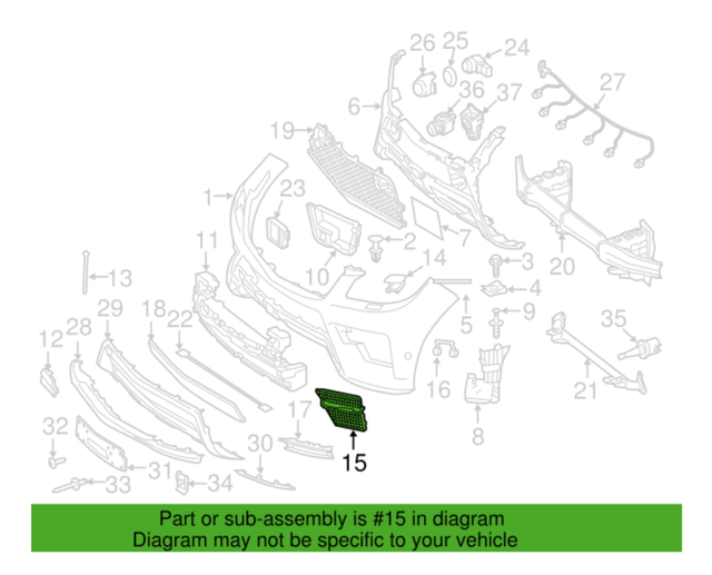 A1668852822 nebelscheinwerfer blende links MERCEDES-BENZ CLASE M ...