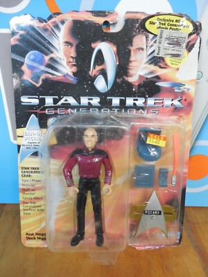 Vintage 1994 STAT TREK The Next Generation CAPTAIN PICARD Action Figure ...
