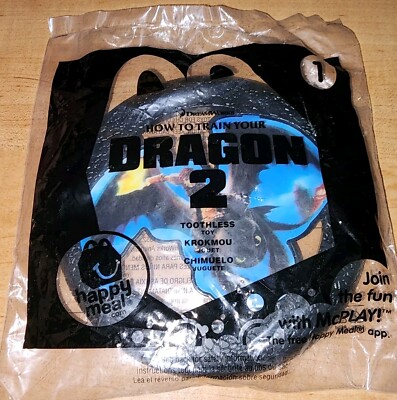 How To Train Your Dragon 2 - Toothless Disk #1 McDonald's Happy Meal ...