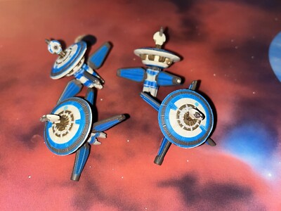 Micro Machines Babylon 5 Lot X4 Earth Force One Action Space Ship Fleet ...