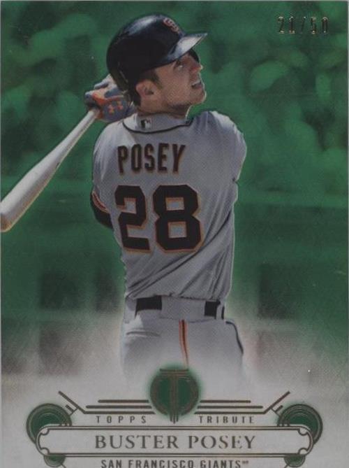2014 Topps Tribute - Buster Posey #1 Green /50 for sale online | eBay