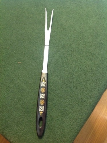 Androck - Vintage Stainless Steel USA 12" Serving Utensil Meat Fork | eBay