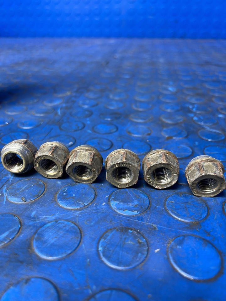 6 OEM FACTORY Lug Nuts Sierra Silverado 14x1.5 Tahoe Escalade OEM ...