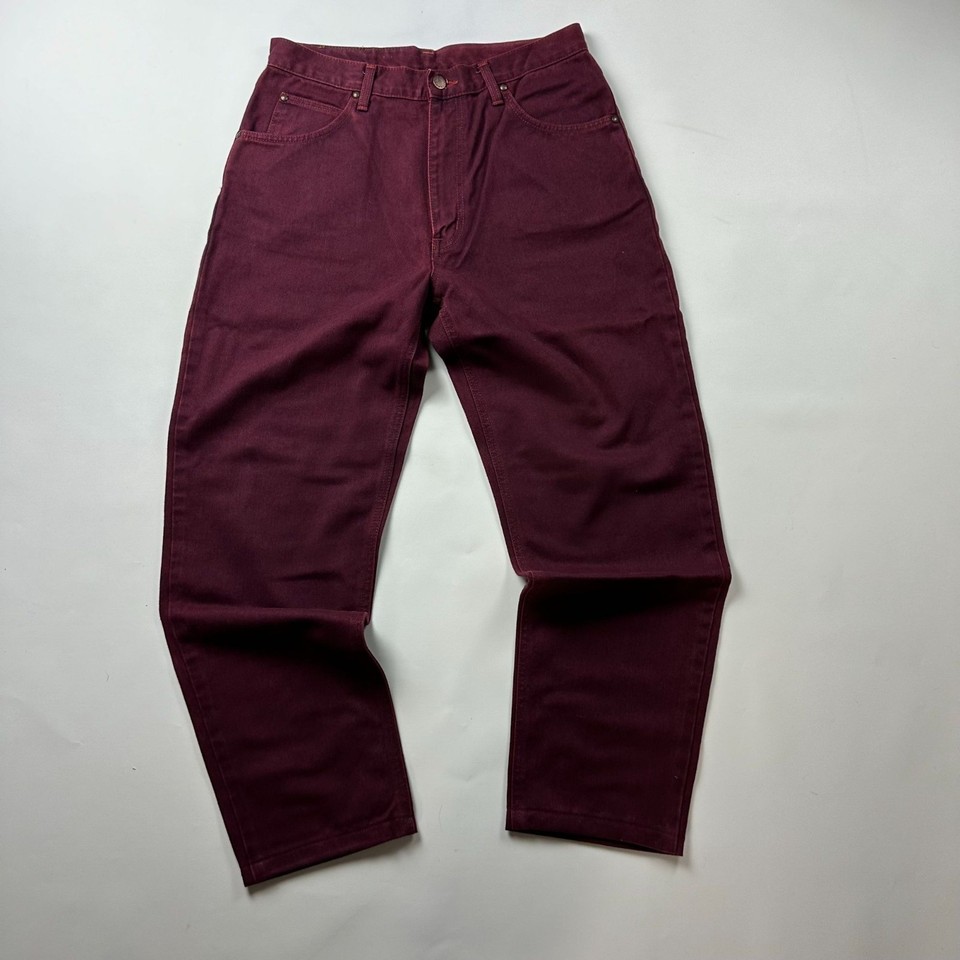 Premium Edwin Jeans "Made in Japan" Burgundy Color Straight Fit W34 L32 ...