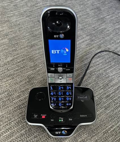 BT 8600 Single Cordless Landline Phone With Answering Machine & Call ...