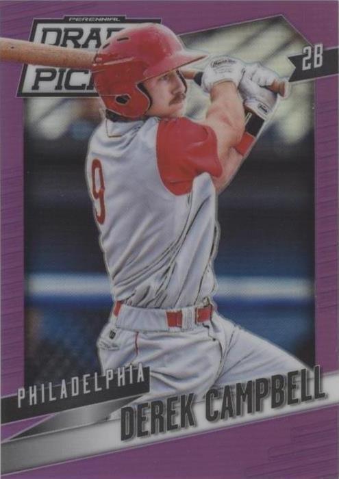 2014 Panini Prizm Perennial Draft Picks - Derek Campbell #97 Purple ...