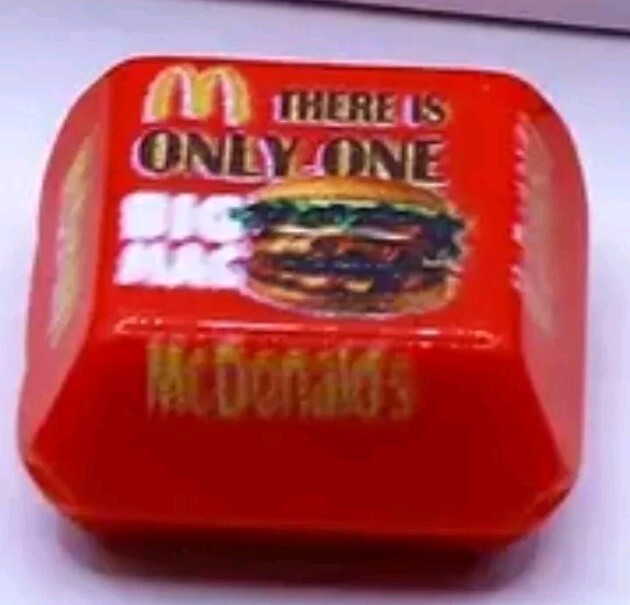 Miniature Dollhouse McDonald's Big Mac Box 1:12th Scale Miniature | eBay