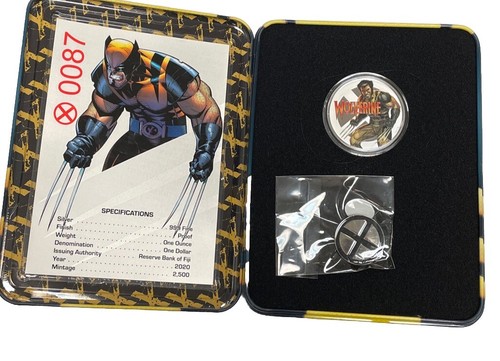 Fiji 2020 1$ Marvel Comics WOLVERINE LOGAN X-MEN 1 oz Silver Proof Coin ...