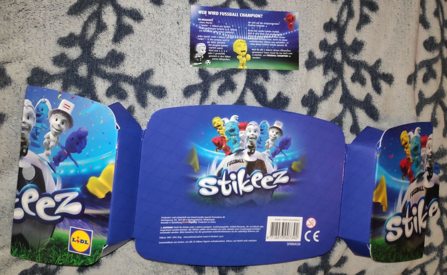 25 Football Players EURO 2016 LIDL STIKEEZ Mini Figurine COMPLETE SET ...