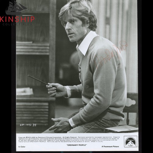 Robert Redford signed 8x10 Photo JSA LOA Ordinary People Image Actor ...