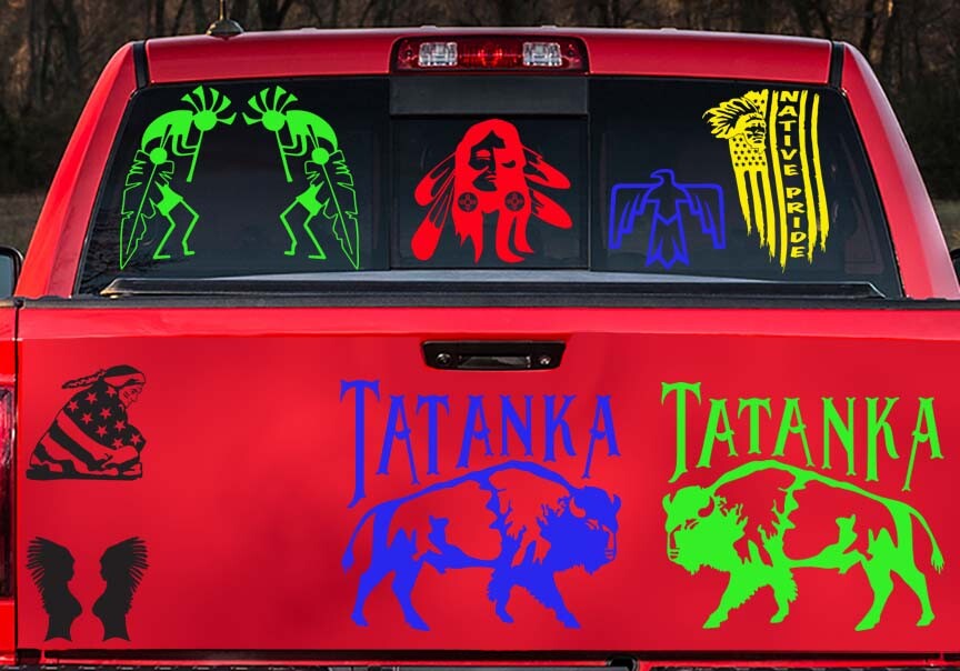 - Native American Tatanka Bison Buffalo facing Left Sticker Decal | eBay