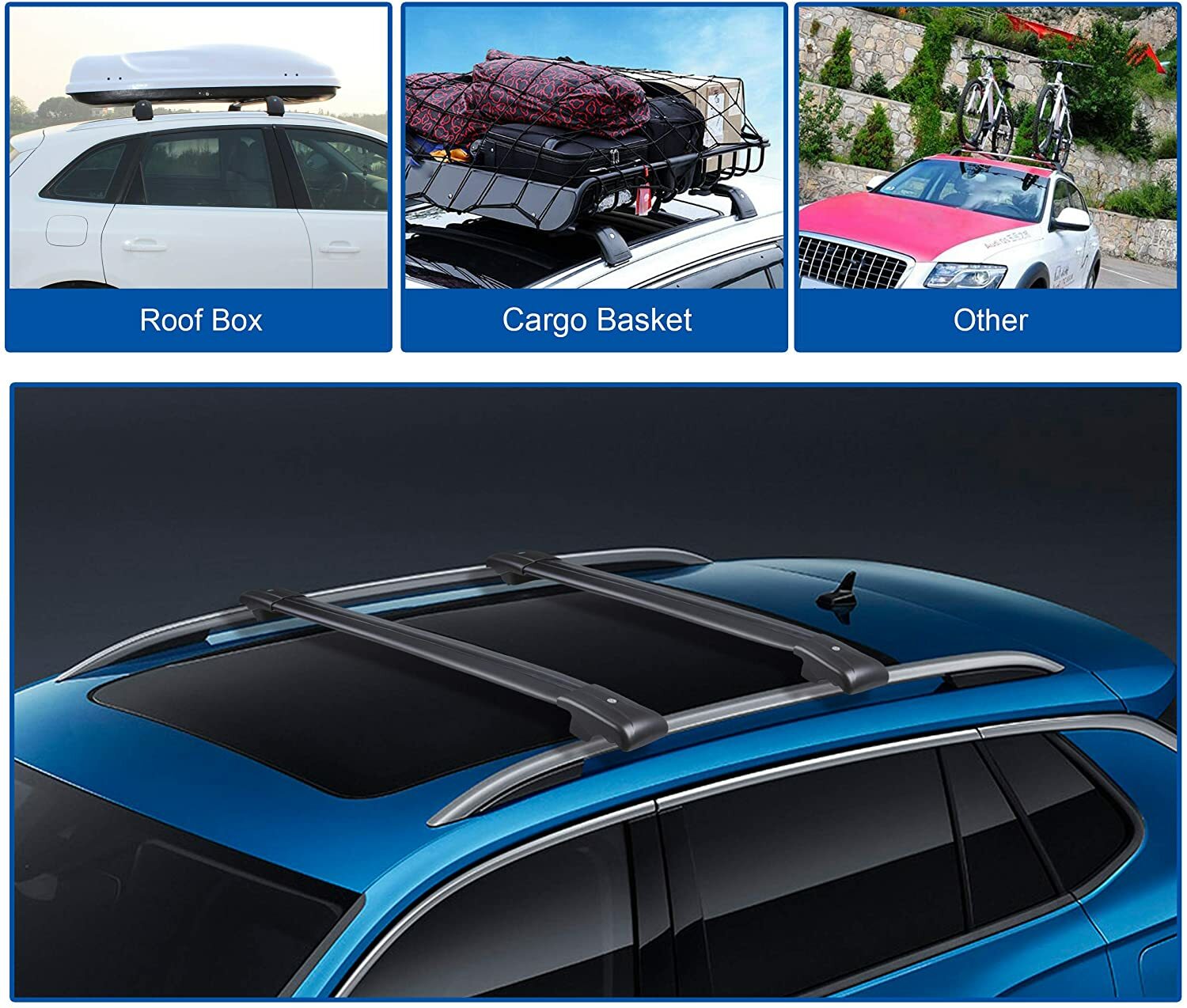 Fits for Chevrolet Chevy Holden Trax 2013-2020 Roof Racks Cross bars ...