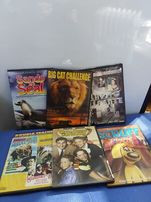 Lot of (6) Random Slim Cover DVDs | eBay