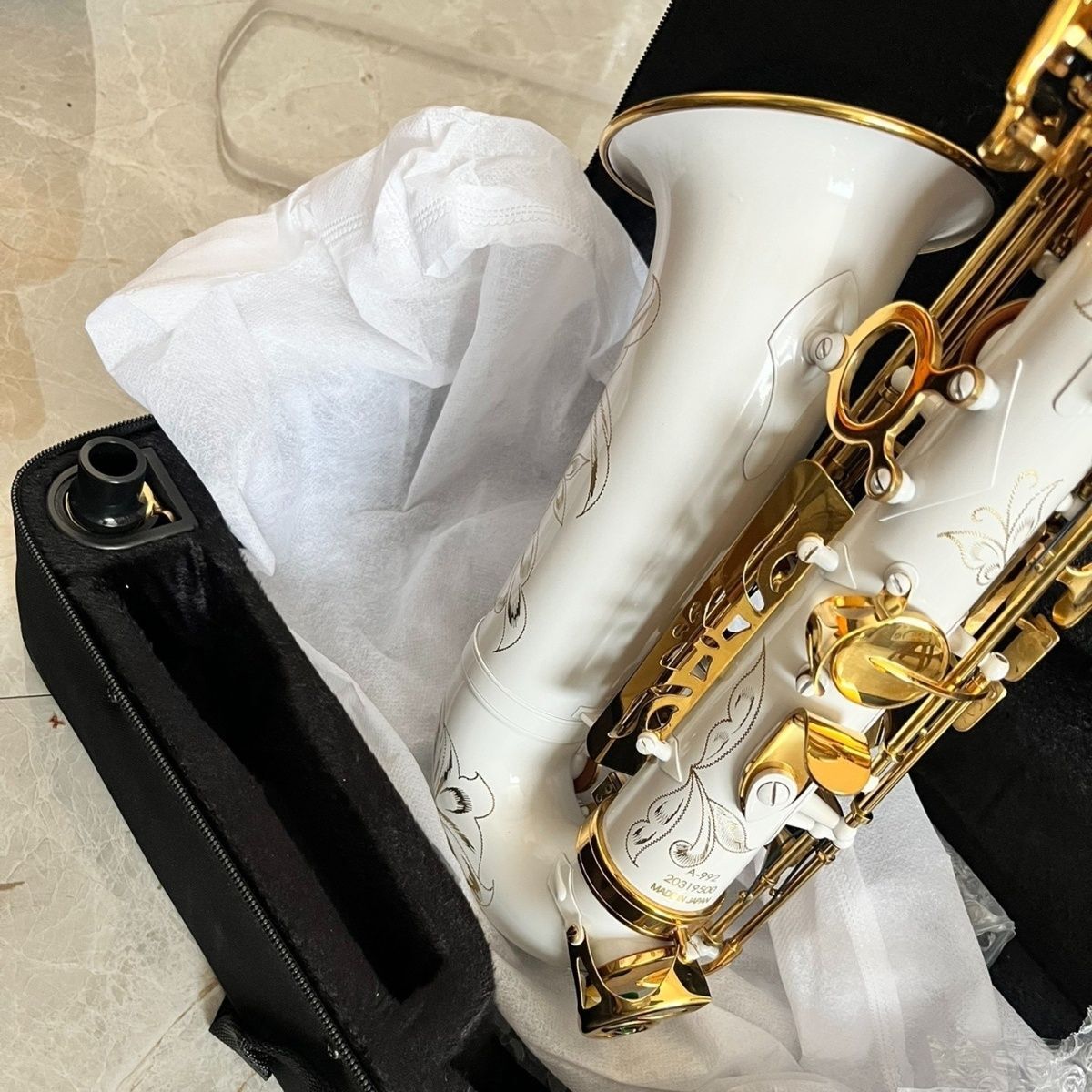 White Saxophone Pre 1918 King H. N. White Alto Saxophone | Sax On The