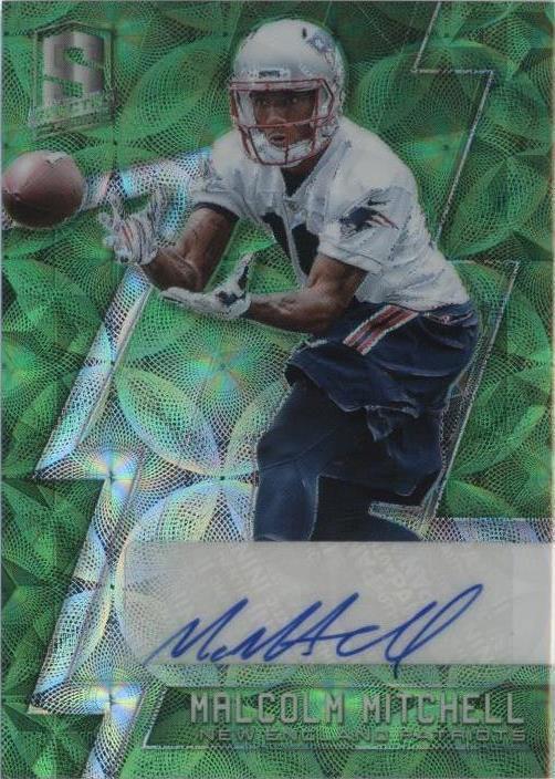 2016 Panini Spectra - Rookie Autographs Malcolm Mitchell #221 Neon ...