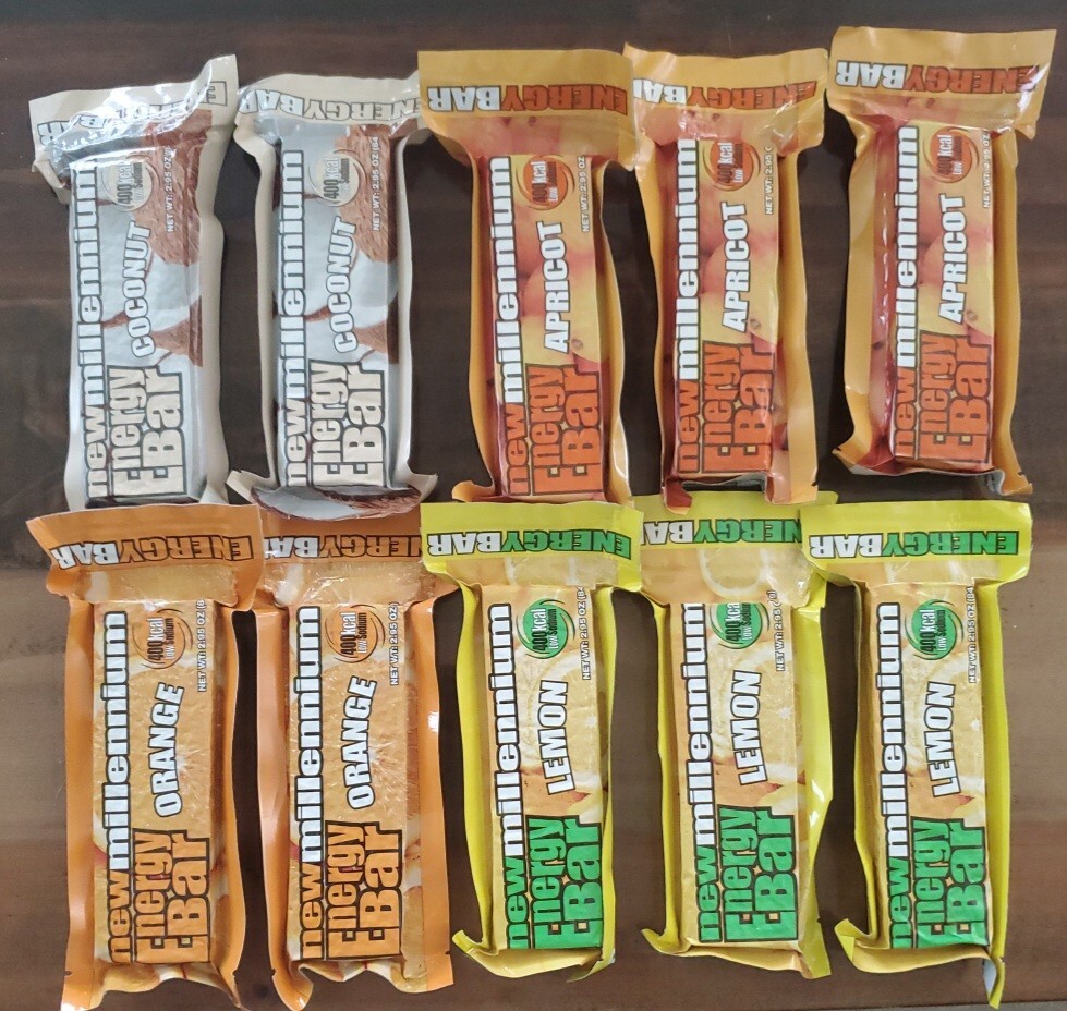 10 Meal Variety Pack of Emergency Camping Survival MRE Food Energy Bar ...