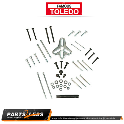 Toledo Harmonic Balancer Puller Set Master 46 Pieces Inc 3 different ...