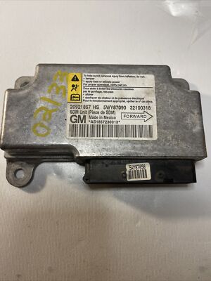 09-11 Chevy HHR SRS Control Module 20921857 | eBay