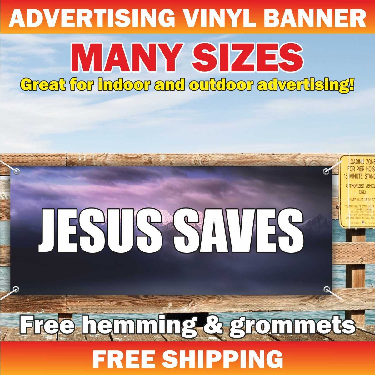 Jesus Saves Banner