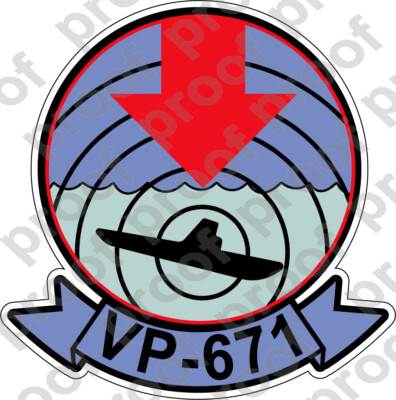 STICKER USN VP 671 PATROL SQUADRON | eBay