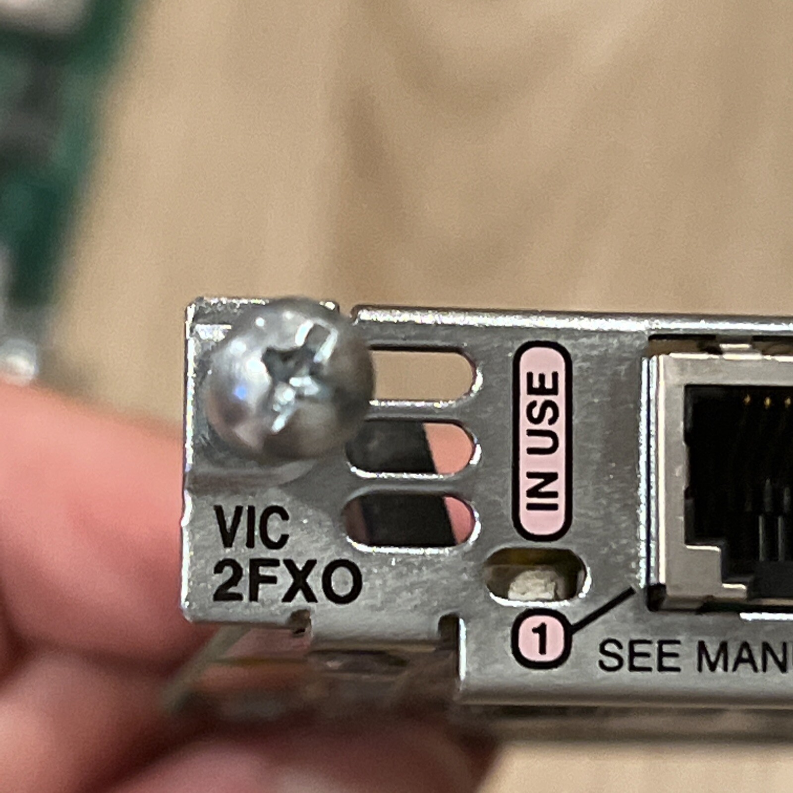 Lot Of 2 CISCO VIC-2FXO-EU Two-port Voice I/face Card - FXO (EU) | eBay