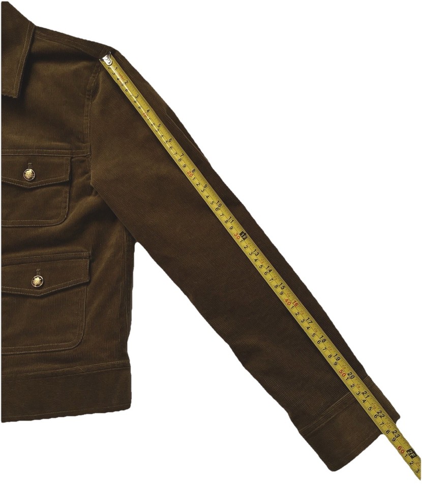 Nili Lotan Lizeth Corduroy Jacket Camel Logo Buttons Utility Pockets ...