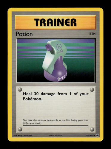 NM - Pokemon Potion 83/108 XY Evolutions Uncommon | eBay