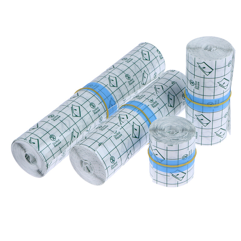5m/Roll Waterproof Adhesive Wound Dressing Medical Fixation Tape Band G ...