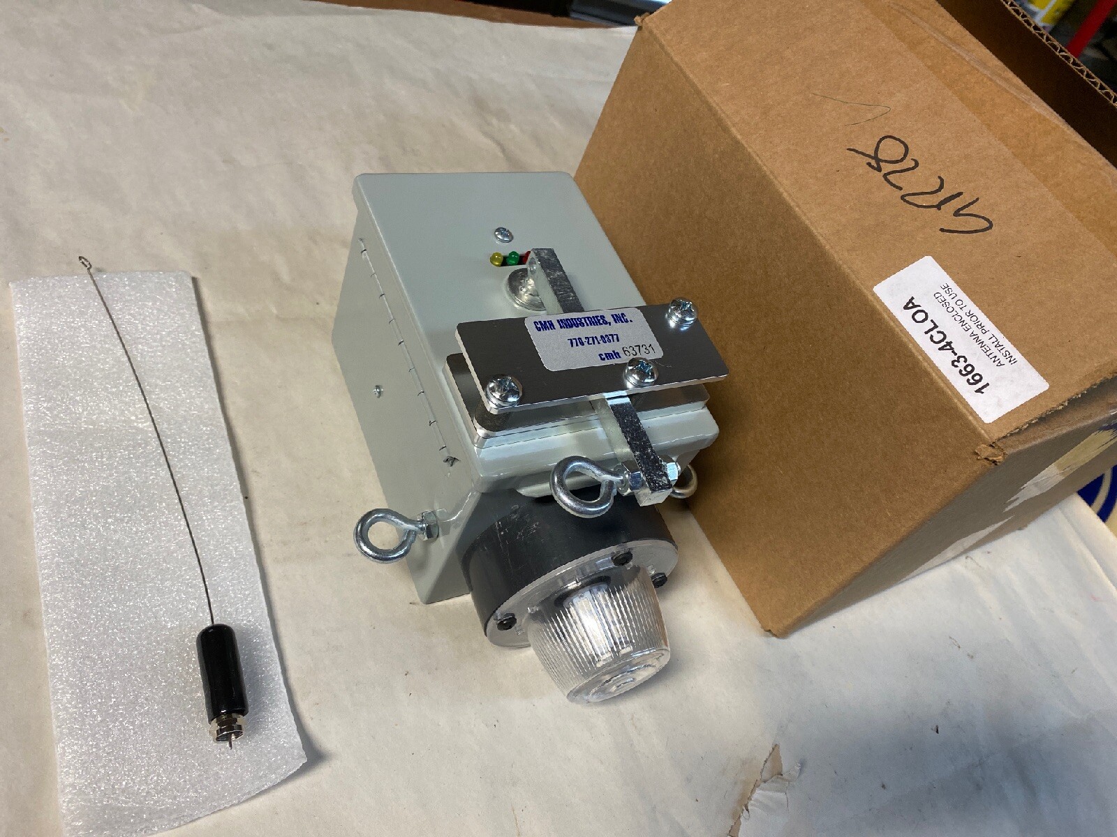 NEW CMH INDUSTRIES 1663-4CLOA ANDON REMOTE CALL PULL SWITCH LEFT HAND ...