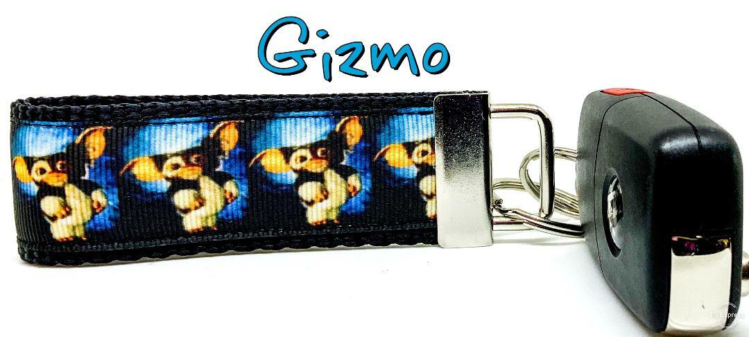 Gizmo Key Fob Wristlet Keychain 1 1/4"wide Zipper pull Camera strap ...