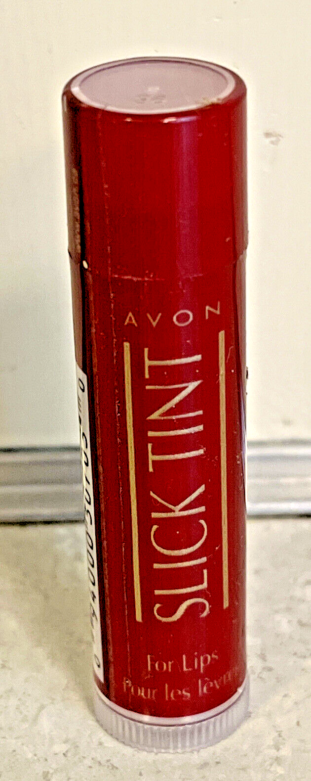 (1) Avon Slick Tint for Lips Glossy Wine Lip Balm Vintage Collectible ...
