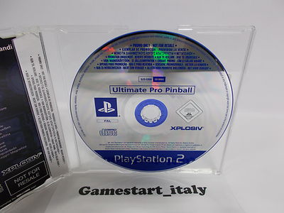 ULTIMATE PRO PINBALL SLES-53508 (SONY PS2) PROMO VERSION - PAL VERSION ...