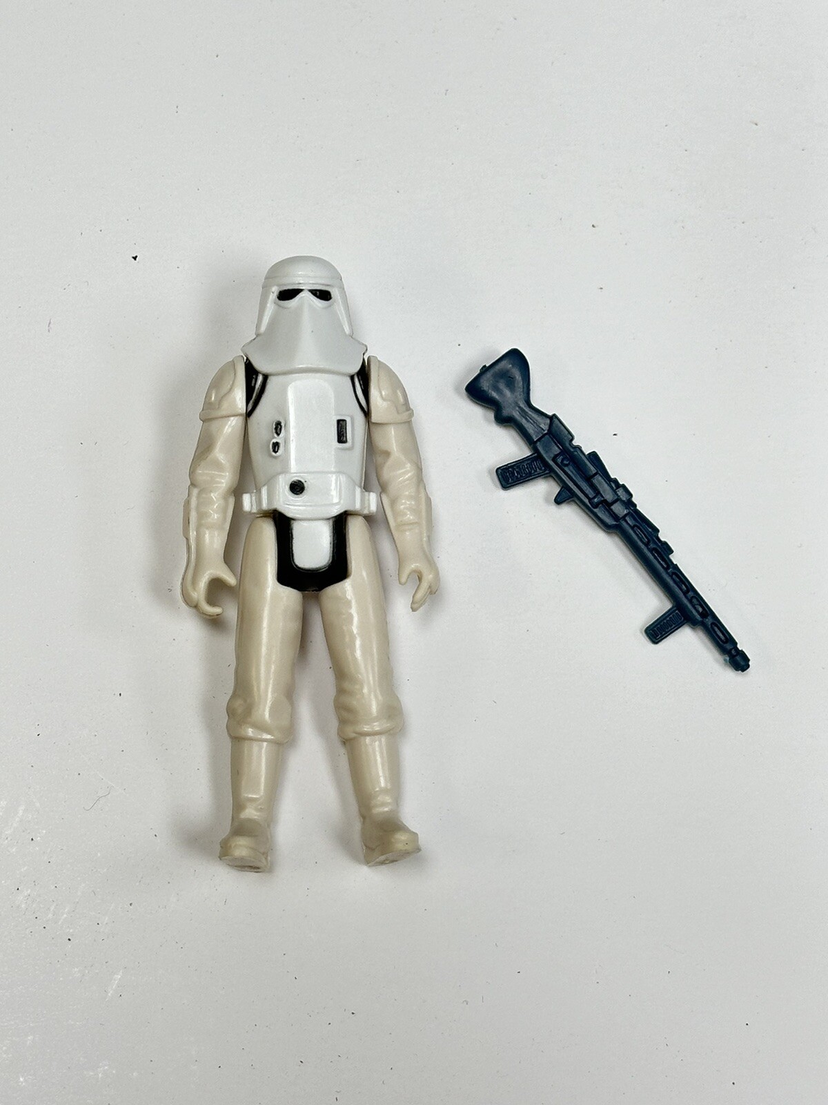 Vintage Star Wars Hoth SNOWTROOPER figure 1980 Kenner Hong Kong NO Cape ...