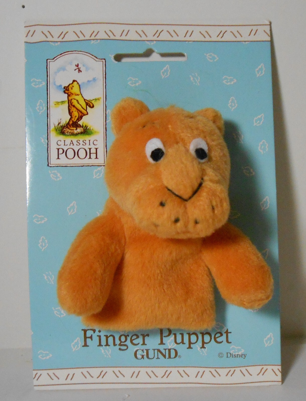 Gund Plush Finger Puppet Disney Classic Winnie the Pooh Tigger Mint on ...
