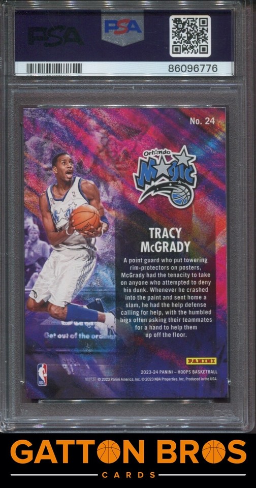 2023 NBA Hoops Jam-Tastic Tracy McGrady #24 PSA 10 GEM MINT | eBay