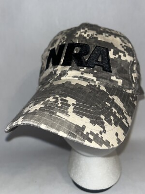 National Rifle Association NRA Digital Camo Strapback Hat Baseball Cap ...