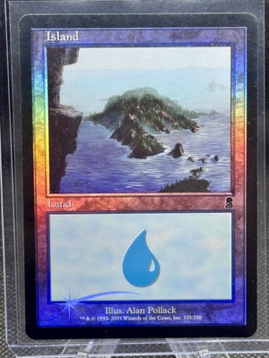 Island (335) - FOIL - Odyssey - Basic Land - MAGIC THE GATHERING CARD ...