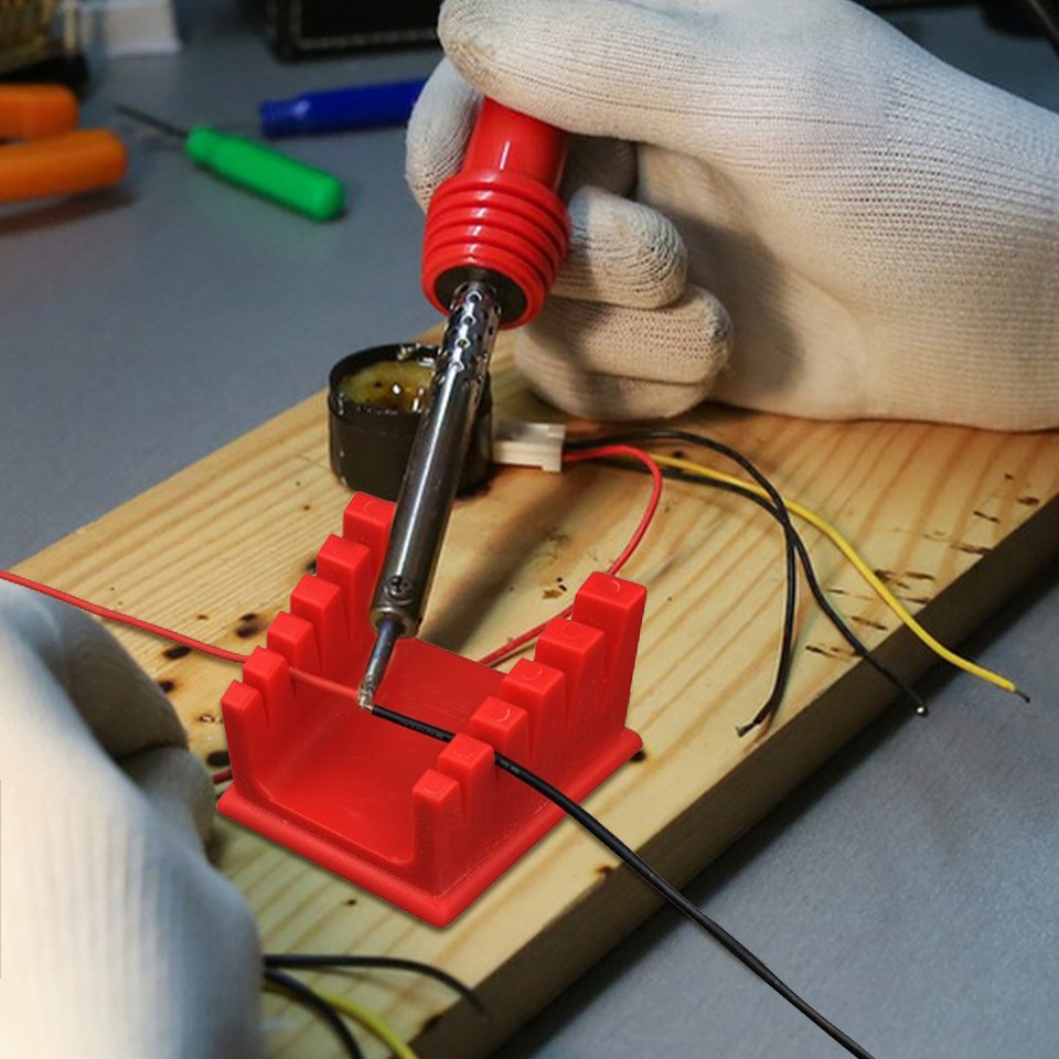 Red Wire Holder for Soldering Heat Resistant Wire Clamp Bracket ...