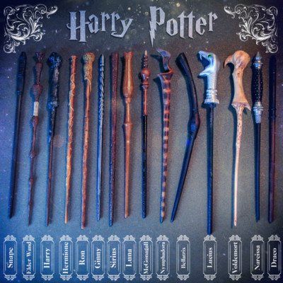 Harry Potter Magic Wands Metal Core Dumbledore Hermione Voldemort ...