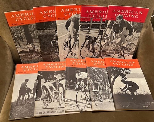 VINTAGE Lot of ten 1965 issues of AMERICAN CYCLING - RARE EX bicycle | eBay