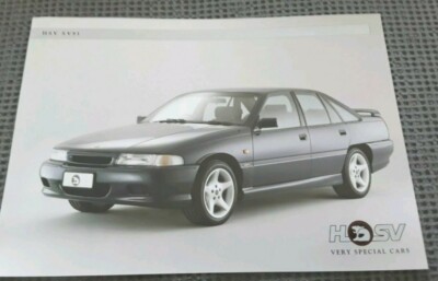 1991 HOLDEN HSV VP Commodore SV91 Original Sales Leaflet RARE | eBay ...