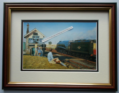RAILWAY PRINT BY MALCOLM ROOT FRAMED (JJ) | eBay UK