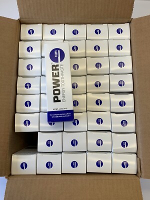 x40 Power Toothpaste Caffeinated Energy Toothpaste Indiegogo 2.5oz Tube ...