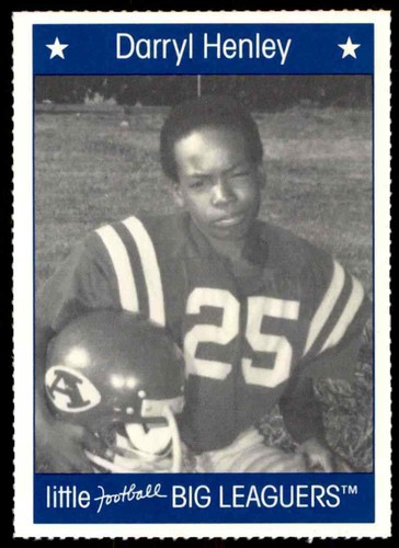 1990 Little Big Leaguers Darryl Henley RARE Los Angeles Rams / UCLA ...