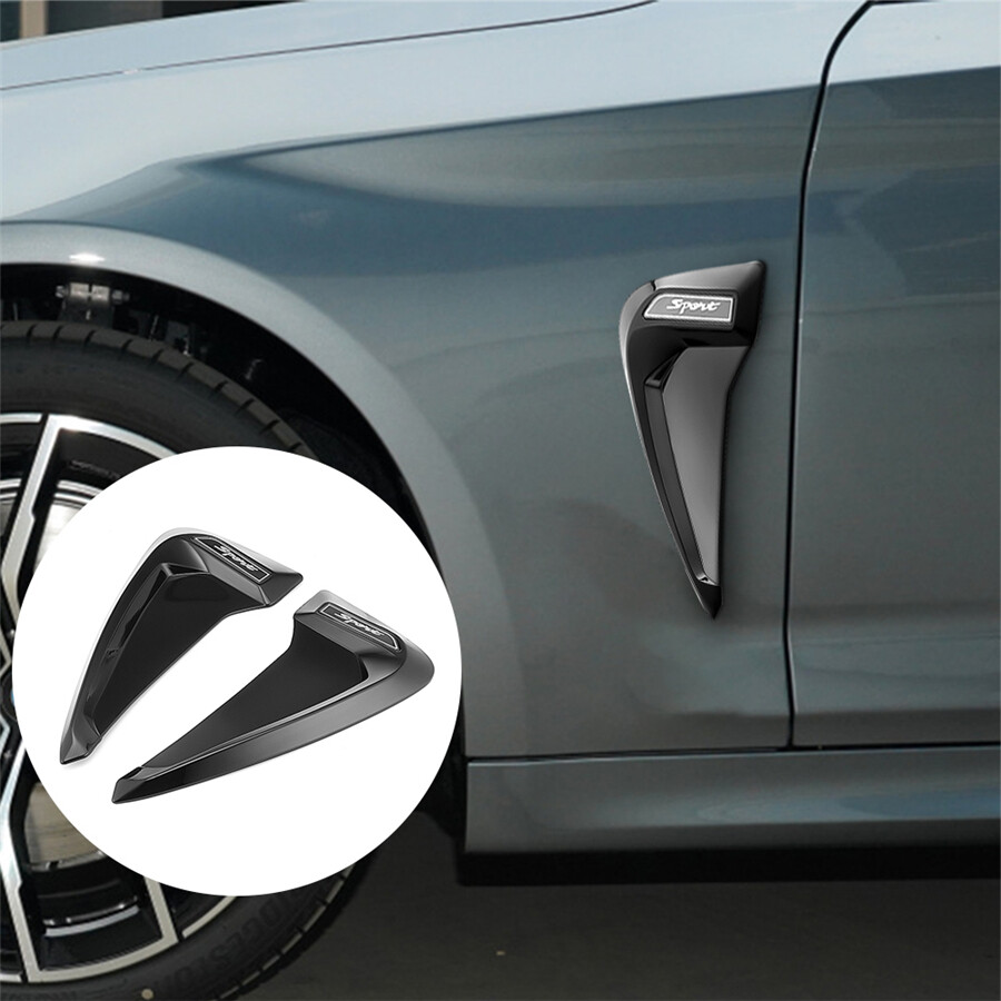 Car Intake Grille Air Flow Vent Fenders Side Sticker Trim Universal ...