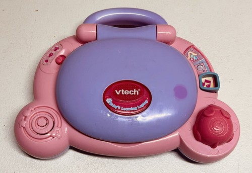 Vtech Baby's Learning Laptop Educational School Pink Purple Toy -No ...