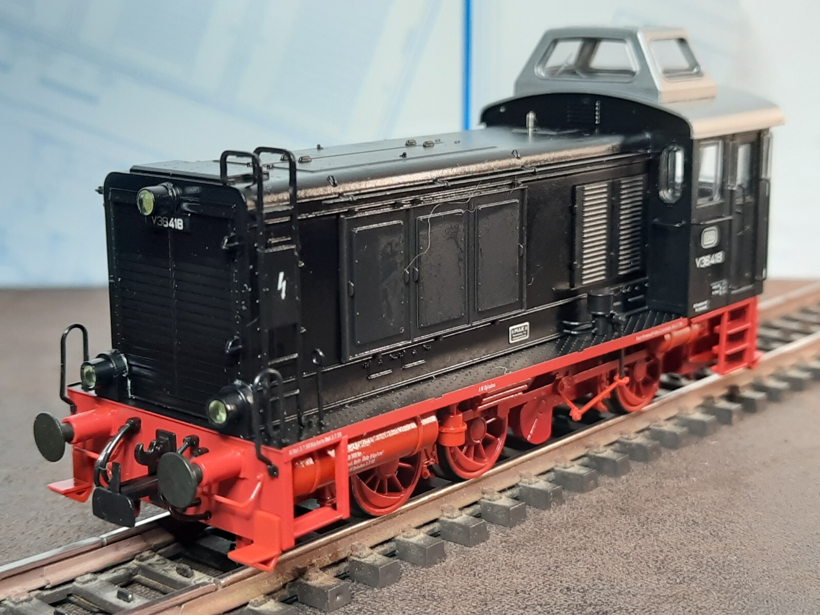 Lenz Plus-Modell H0 30110 Digital Diesellok BR. V36 418 der DB mit OVP ...