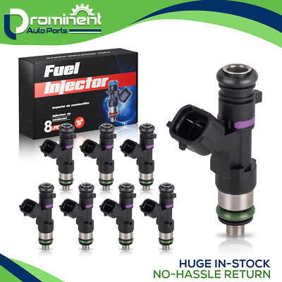 Set of 8 Fuel Injectors for Nissan Armada NV2500 NV3500 TITAN INFINITI ...