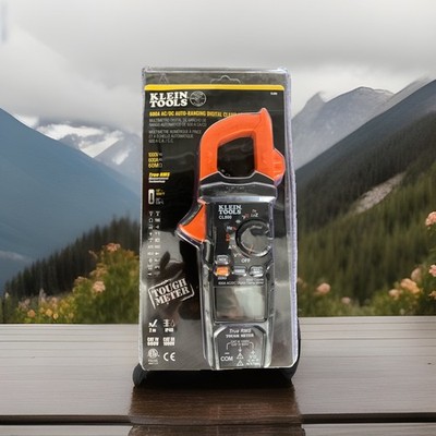 BRAND NEW Klein Tools CL800 600A AC/DC Auto-Ranging RMS Digital Clamp ...